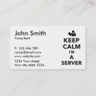 Server waiter business card | Zazzle.com