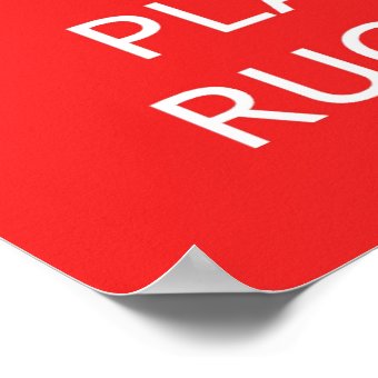 Keep Calm & Play Rugby Poster | Zazzle