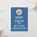KEEP CALM Political Debate Party Invitation | Zazzle