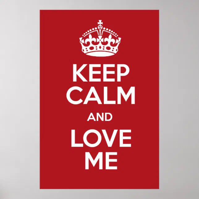 Keep Calm Poster | Zazzle