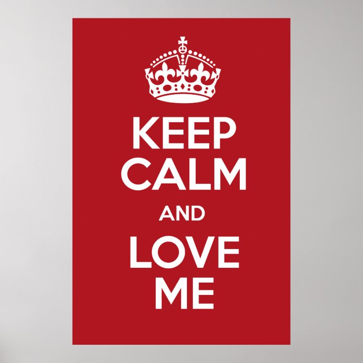 Keep Calm Poster | Zazzle