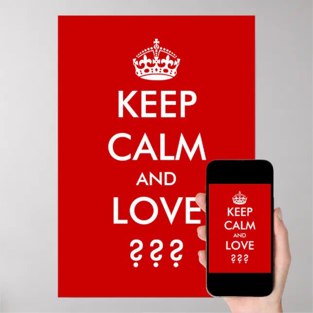 Keep calm posters | Zazzle