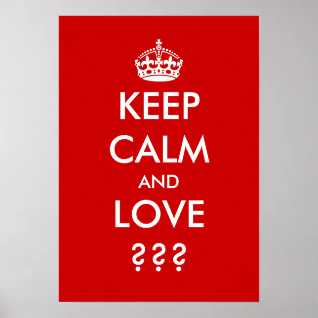 Keep calm posters | Zazzle