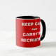 Keep Calm Recruiting Funny Recruitment Slogan Gift Mug | Zazzle