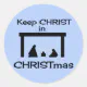 Keep CHRIST in CHRISTmas Stickers (2 sizes) | Zazzle