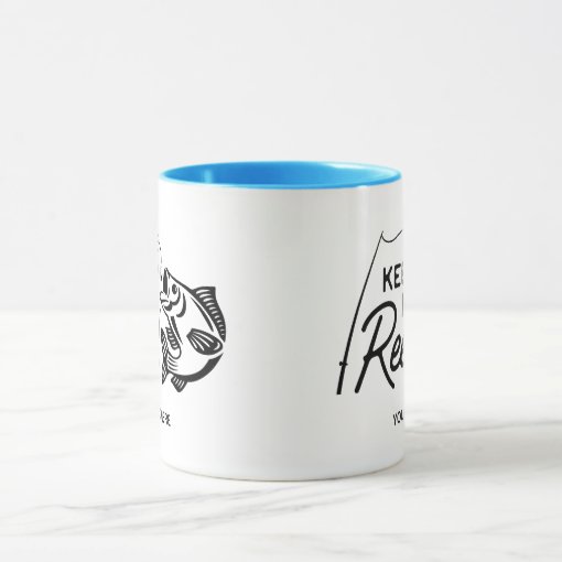 Keep It Reel Fishing Coffee Mug | Zazzle