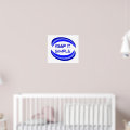 Keep it Simple Recovery Slogan Quote In Blue Poster | Zazzle