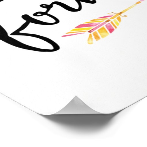 Keep moving forward kids poster print | Zazzle