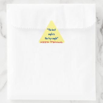 Keep Trying Teacher Stickers | Zazzle