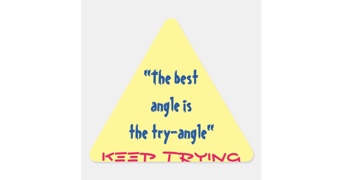 Keep Trying Teacher Stickers | Zazzle