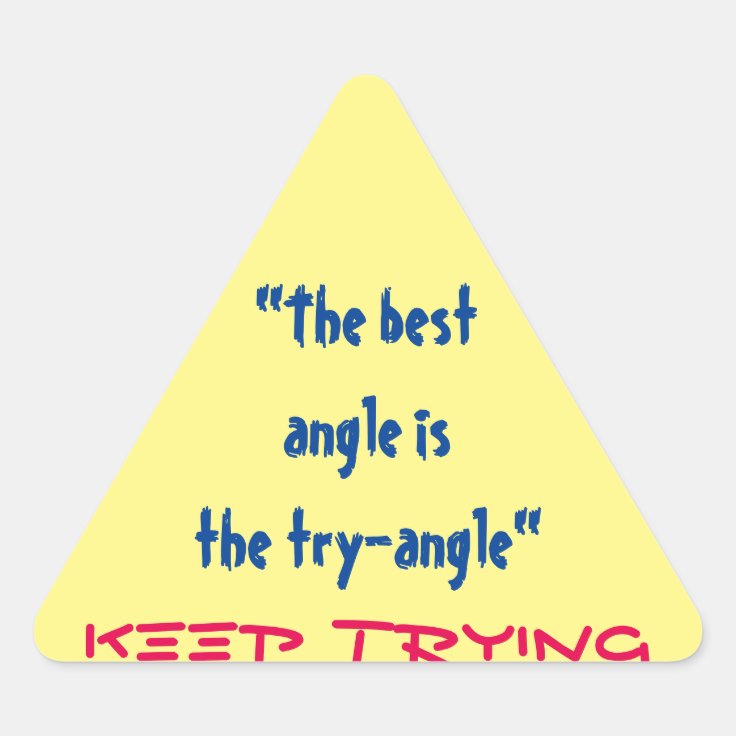 Keep Trying Teacher Stickers | Zazzle