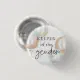 Keeper of the Gender Reveal Pink & Blue Balloon Button | Zazzle