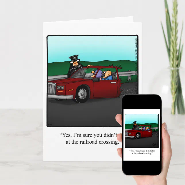 Keeping In Touch Humor Greeting Card | Zazzle