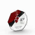 Keepsake 40th Ruby Wedding Anniversary Acrylic Award | Zazzle