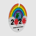 Keepsake Personalized 2020 Covid Christmas Tree Ornament | Zazzle