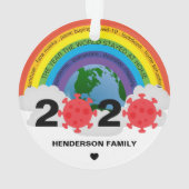 Keepsake Personalized 2020 Covid Christmas Tree Ornament | Zazzle