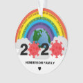 Keepsake Personalized 2020 Covid Christmas Tree Ornament | Zazzle