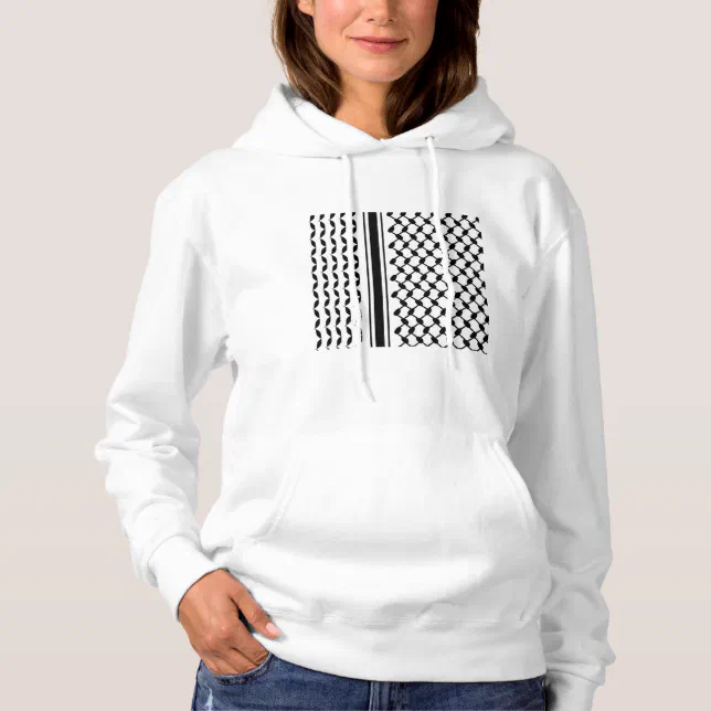 Keffiyeh Print Hoodie | Zazzle