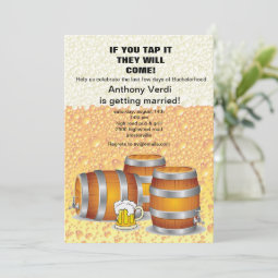 Keg Party Invitation | Zazzle