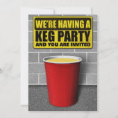 Keg Party Invitations | Zazzle