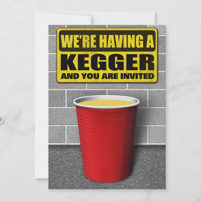 Kegger Invitations | Zazzle