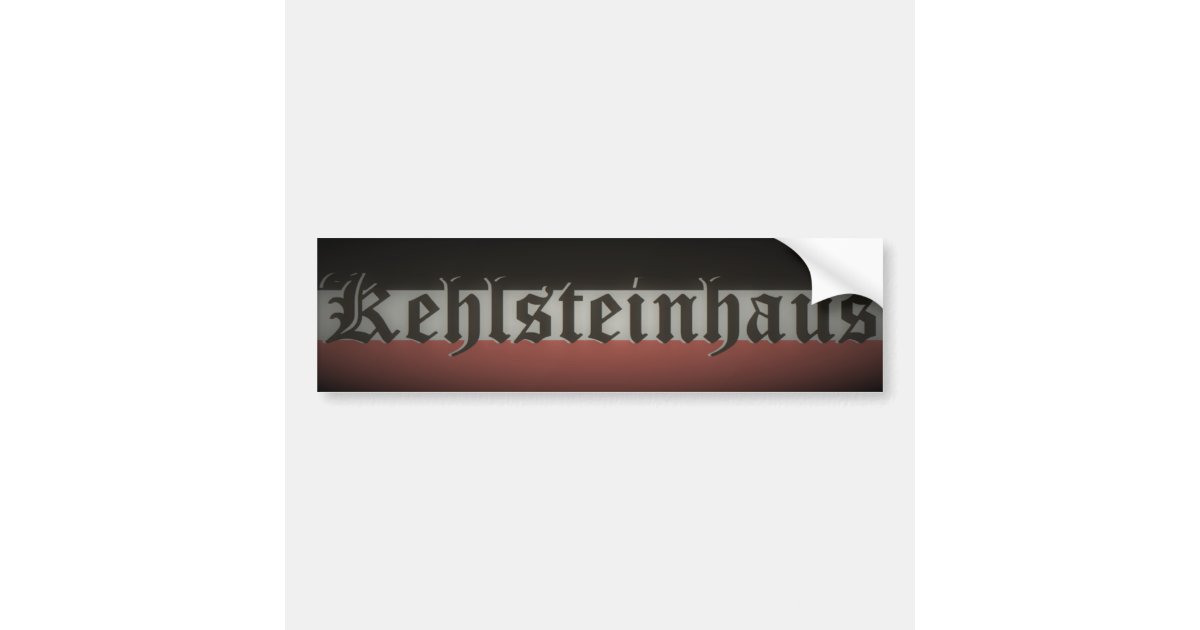 Kehlsteinhaus Bumper Sticker | Zazzle
