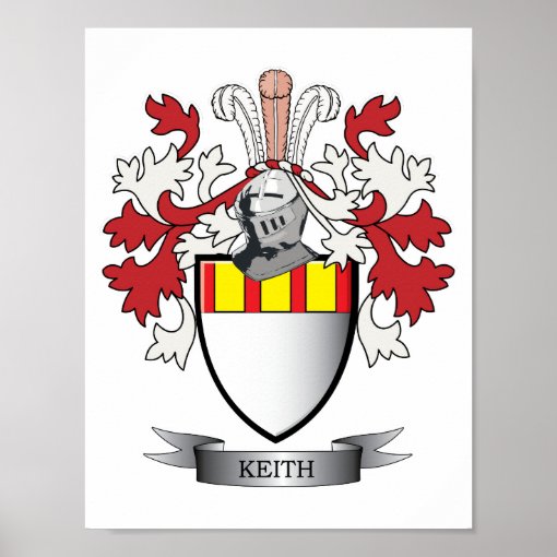 Keith Family Crest Coat of Arms Poster | Zazzle