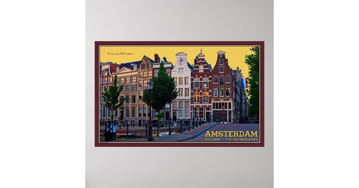 Keizersgracht Centrum Poster | Zazzle
