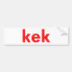 kek bumper sticker | Zazzle