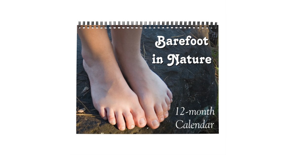 Kellie Barefoot in Nature 12-month Calendar | Zazzle