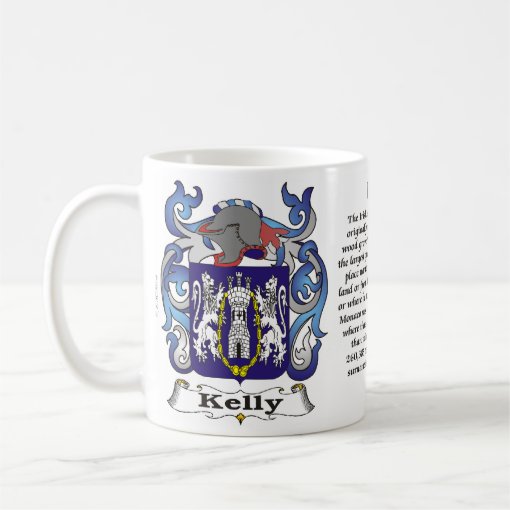 Kelly Family Coat of Arms Mug | Zazzle