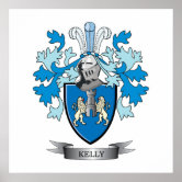 Kelley Family Crest Irish