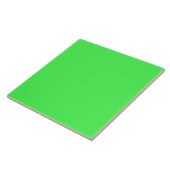 Kelly Green Bright Spring Neon 2015 Color Trend Ceramic Tile | Zazzle