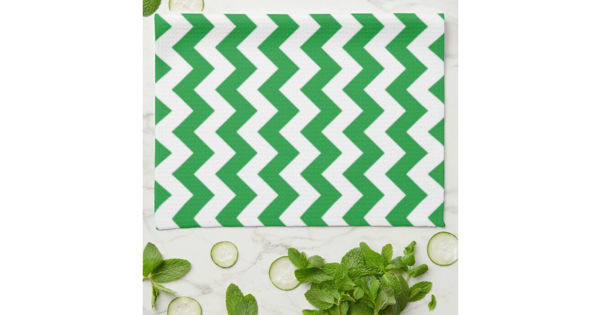 Kelly Green Chevron