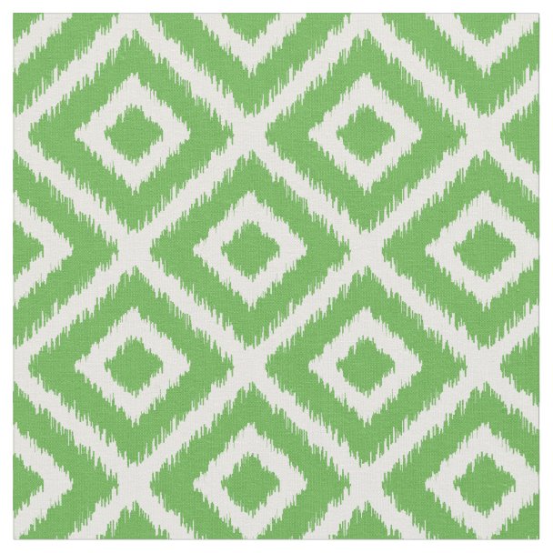 Green diamond print, diamonds in green fabric | Zazzle.com