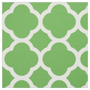 Kelly Green Trellis Large Scale Fabric | Zazzle