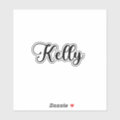 Kelly Name - Handwritten Calligraphy Sticker | Zazzle