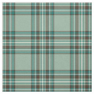 Clan Carmichael Tartan Green Plaid Fabric | Zazzle