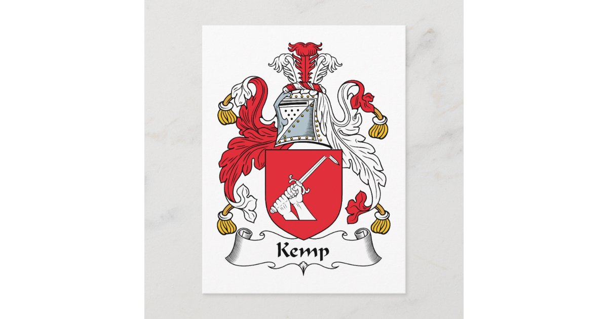 Kemp Family Crest Postcard | Zazzle
