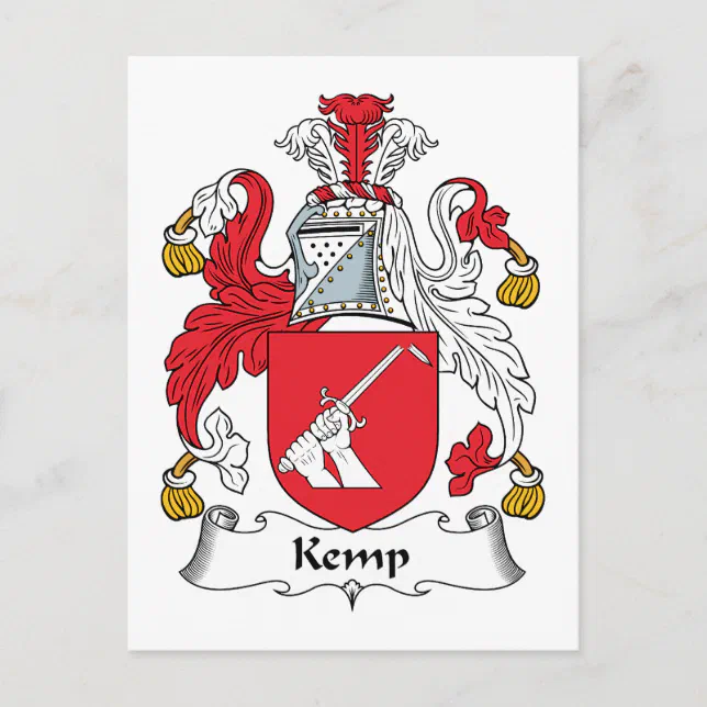 Kemp Family Crest Postcard | Zazzle