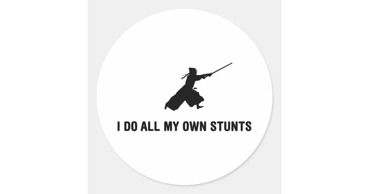Kendo Classic Round Sticker | Zazzle