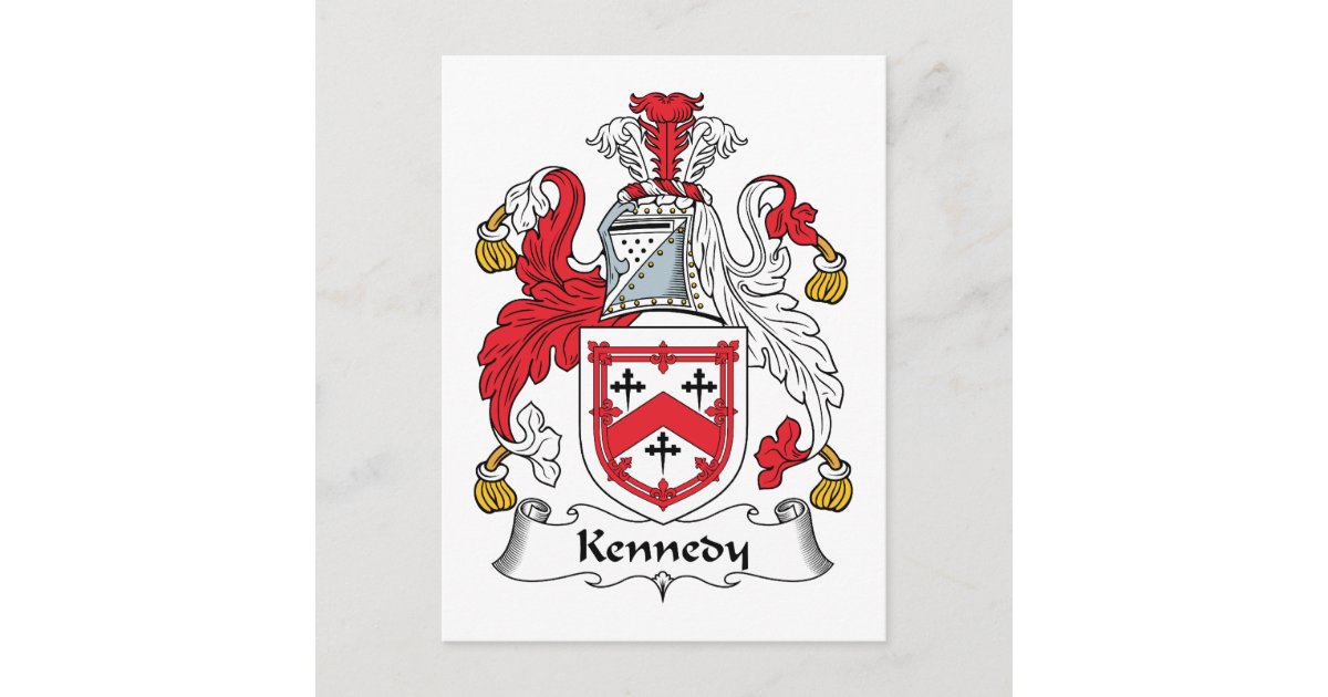 Kennedy Family Crest Postcard | Zazzle