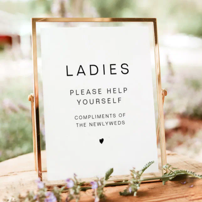 KENNEDY Modern Ladies Bathroom Toiletry Poster | Zazzle