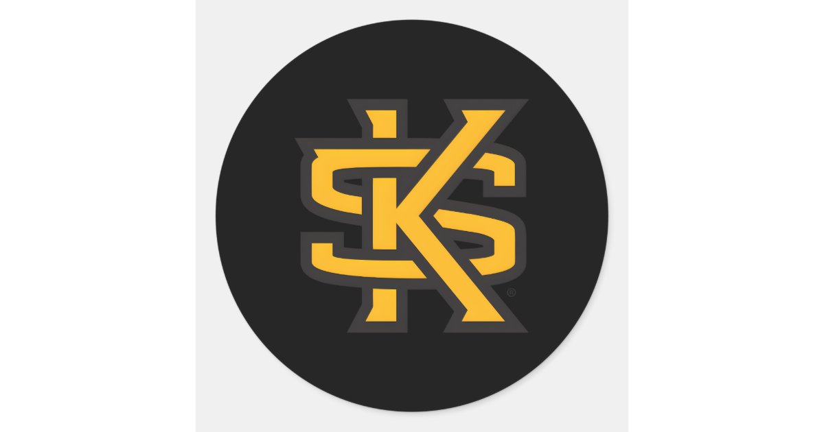 Kennesaw State Owls Icon Classic Round Sticker | Zazzle