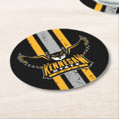 Kennesaw State University Jersey Round Paper Coaster | Zazzle