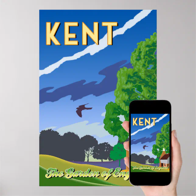 Kent - The Garden of England Poster | Zazzle