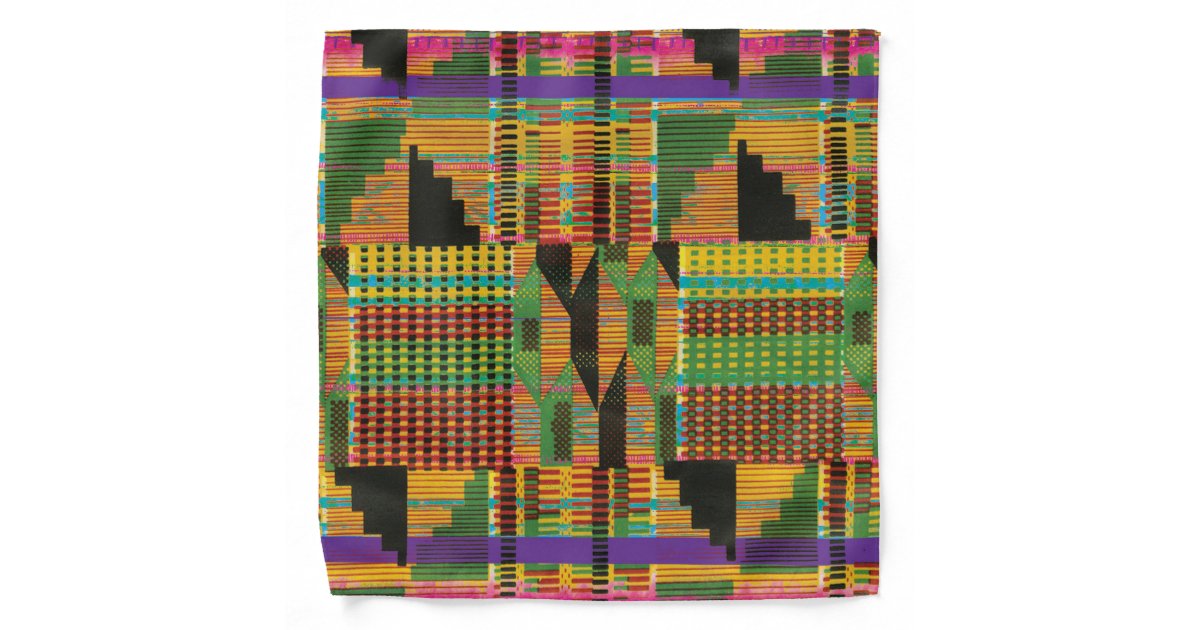 Kente Cloth Bandana | Zazzle