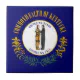 Kentucky: Bluegrass Commonwealth US State Flag Ceramic Tile | Zazzle