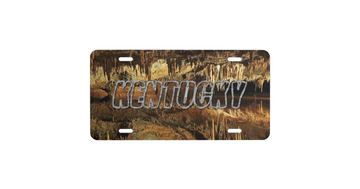 Kentucky designer front license plate | Zazzle