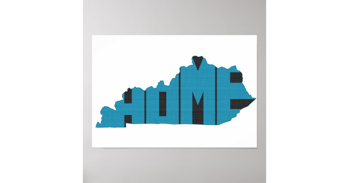 Kentucky Home State Poster | Zazzle